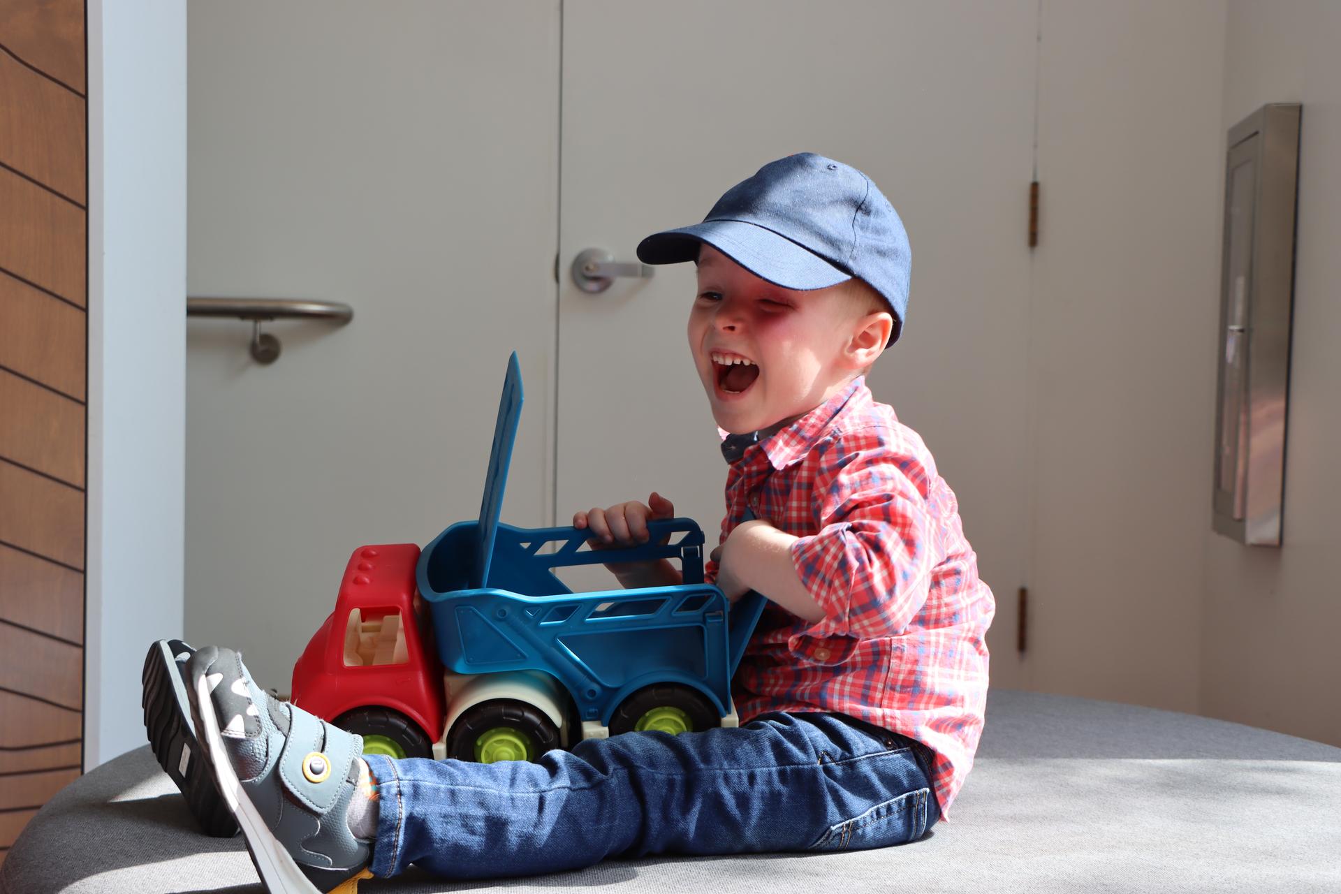 Sammy playing at the House!